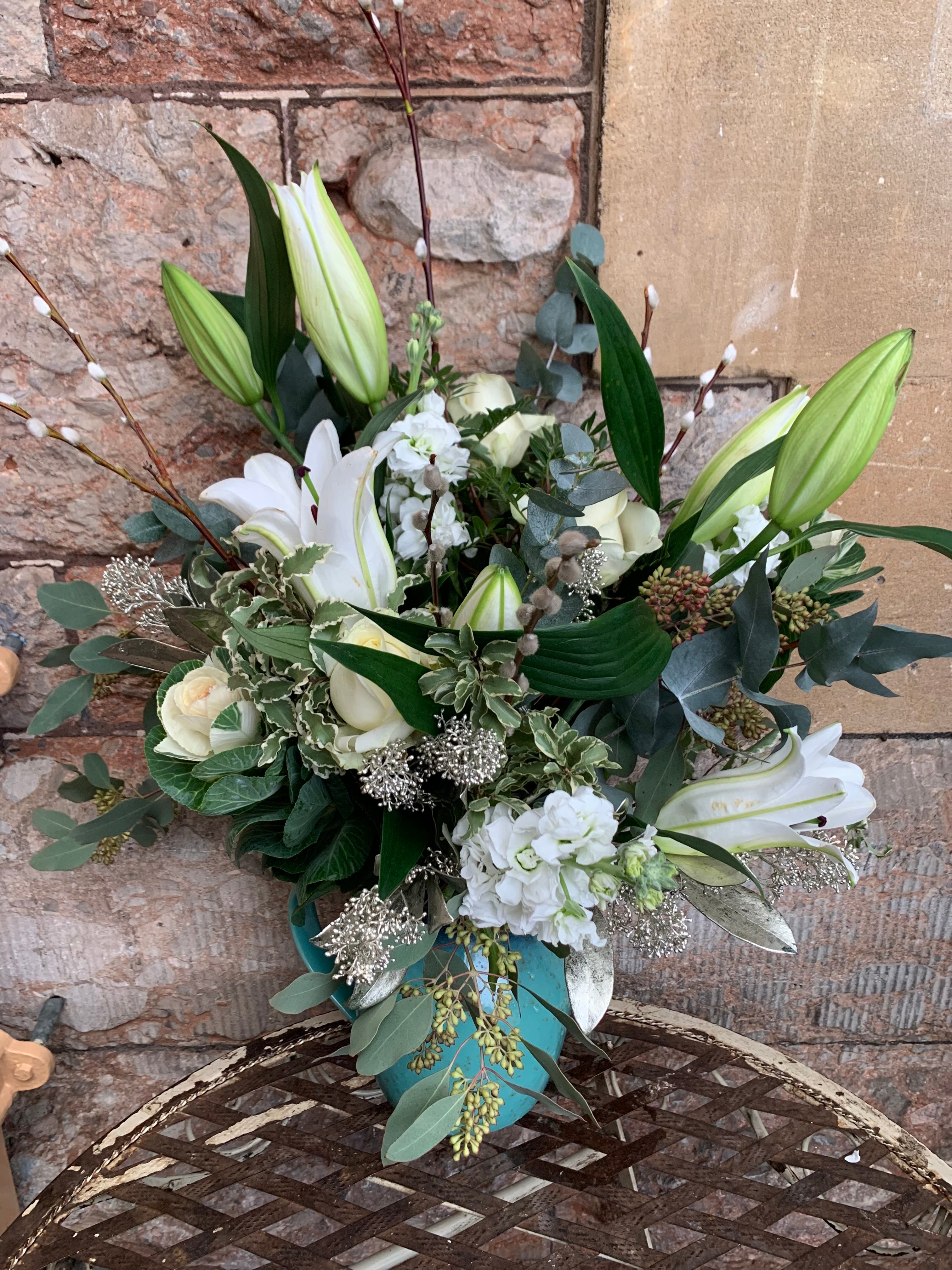 Whites – Lily violet may flowers